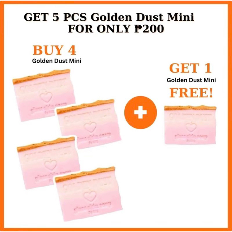 5PCS G21 Golden Dust Mini Soap | Shopee Philippines