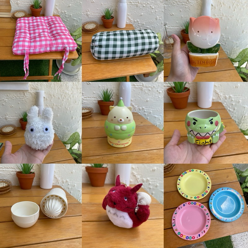 Studio Ghibli Totoro Seat Cushion Tulip Figure Summiko Garashi Snoopy ...