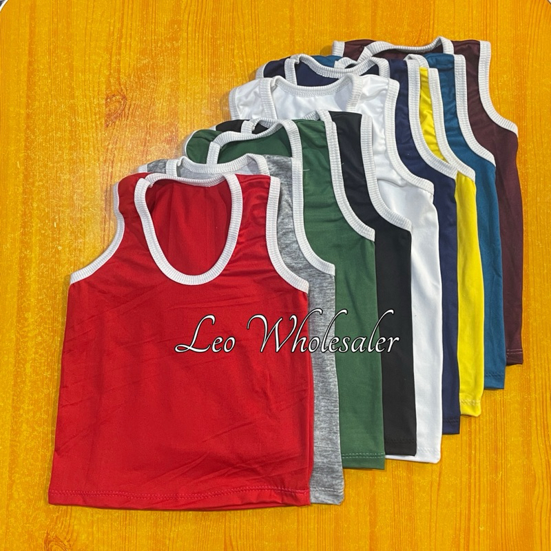 6 Pcs Cotton Spandex Sando for Baby Boy 3-9 months | Shopee Philippines