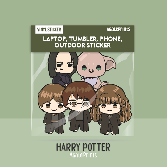 Harry Potter Peeking Peeker Half Body Peeker Stickers | Vinyl ...