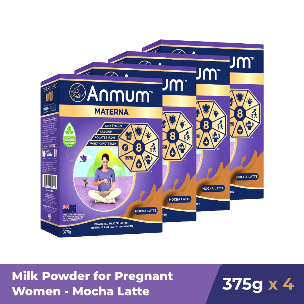 Anmum Materna Pregnancy Milk Powder Mocha Latte 375G x4 | Shopee ...