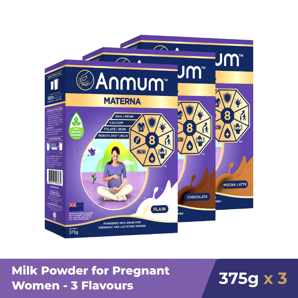 Anmum Materna Pregnancy Milk Powder Variety Pack 375G x3 | Shopee ...