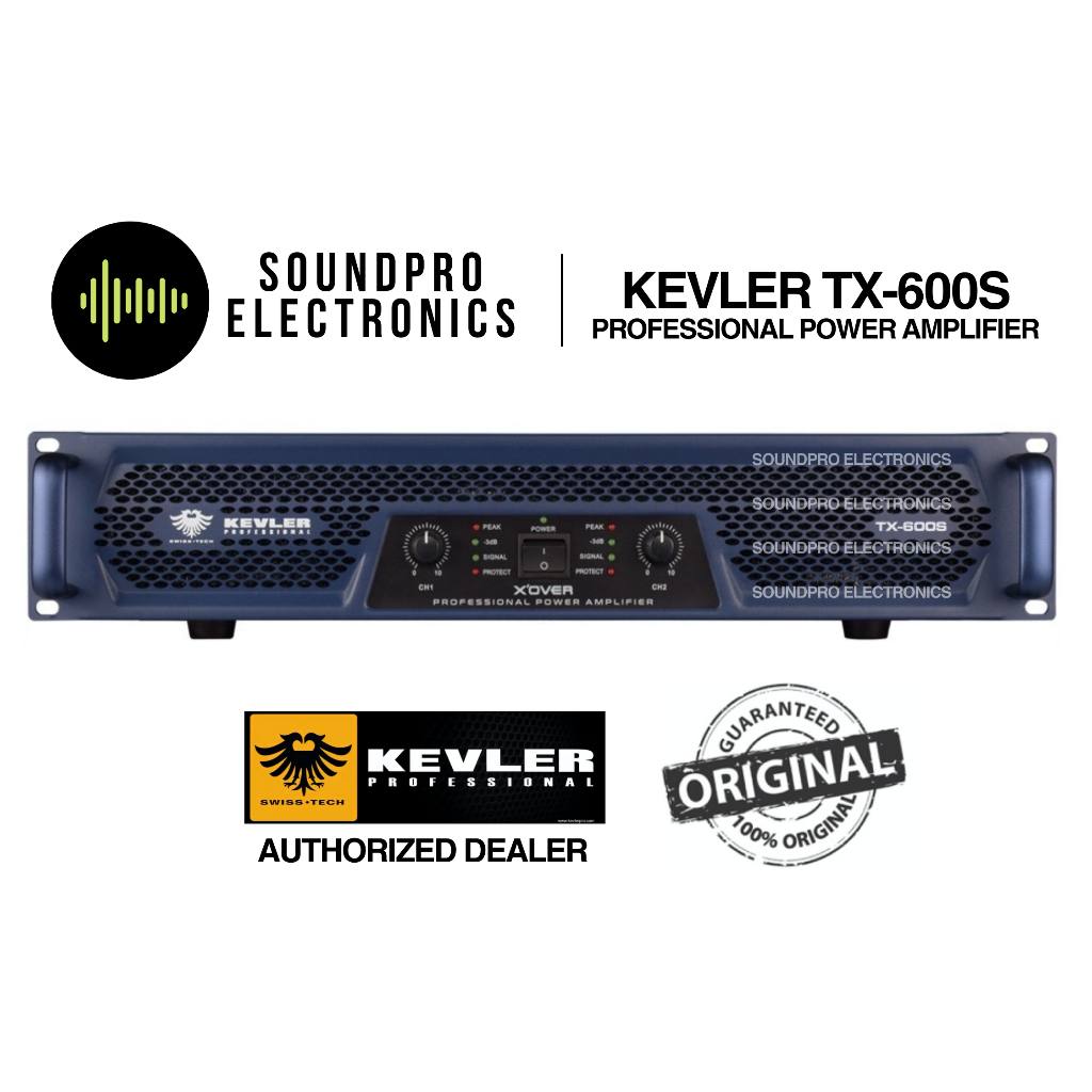 Kevler TS-600S Professional Power Amplifier (2023 model) | Shopee ...