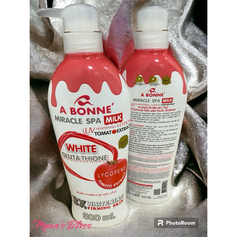 Original Thailand Abonne Miracle Spa Milk White Glutathione Lotion W ...