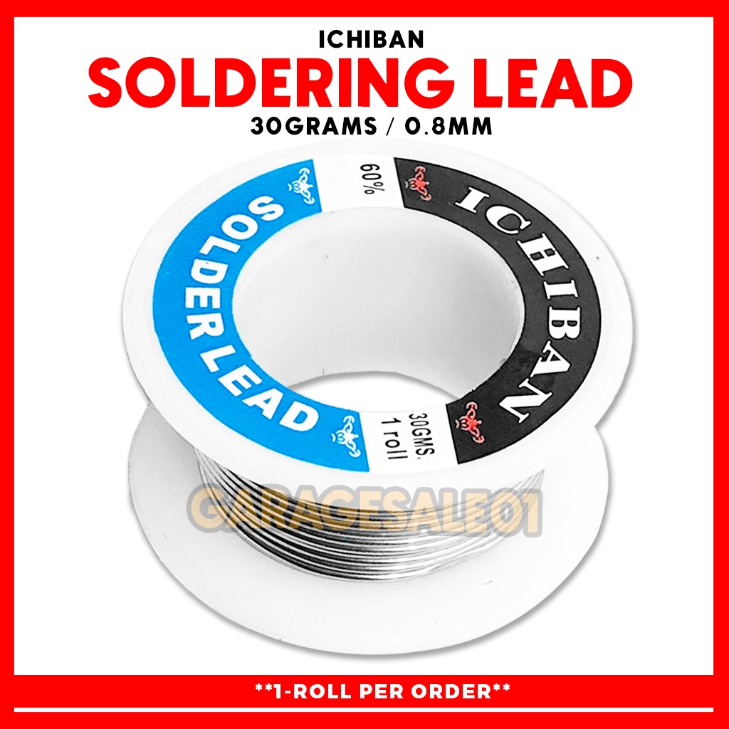 ICHIBAN Quick Melt Soldering Solder Lead Small 0.8ø | Shopee Philippines