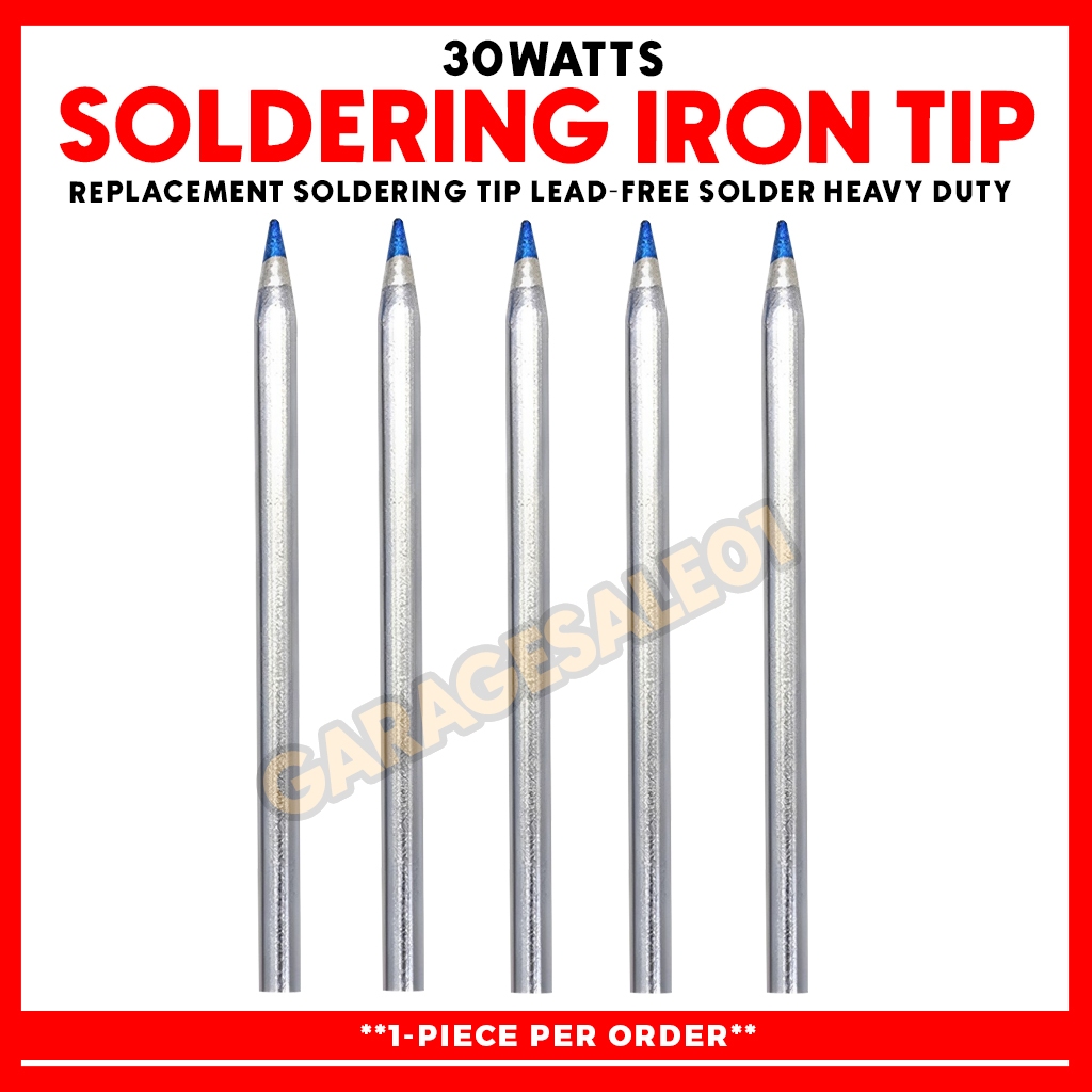 30W Replacement Soldering Iron Tip Lead-Free Solder Heavy Duty ( PER ...