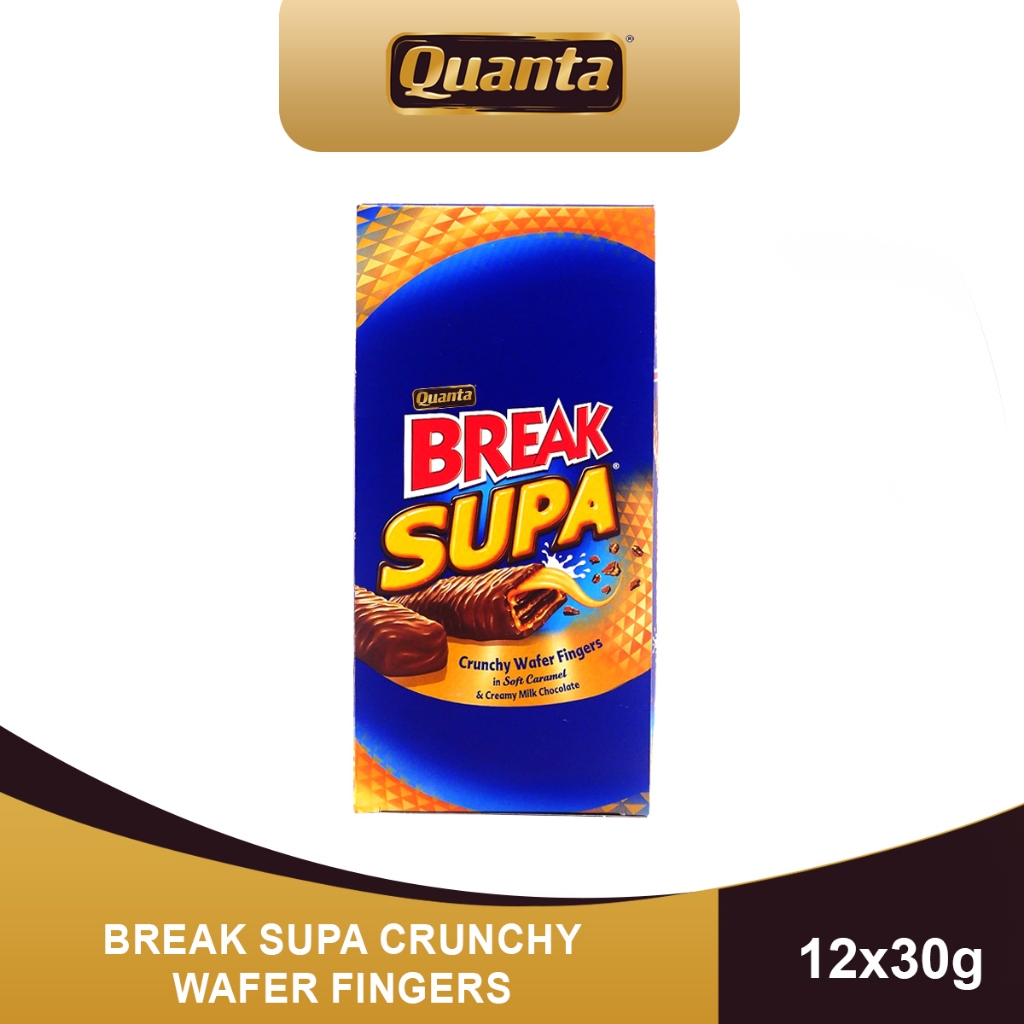 Quanta Break Supa Crunchy Wafer Fingers in Soft Caramel and Creamy Milk ...