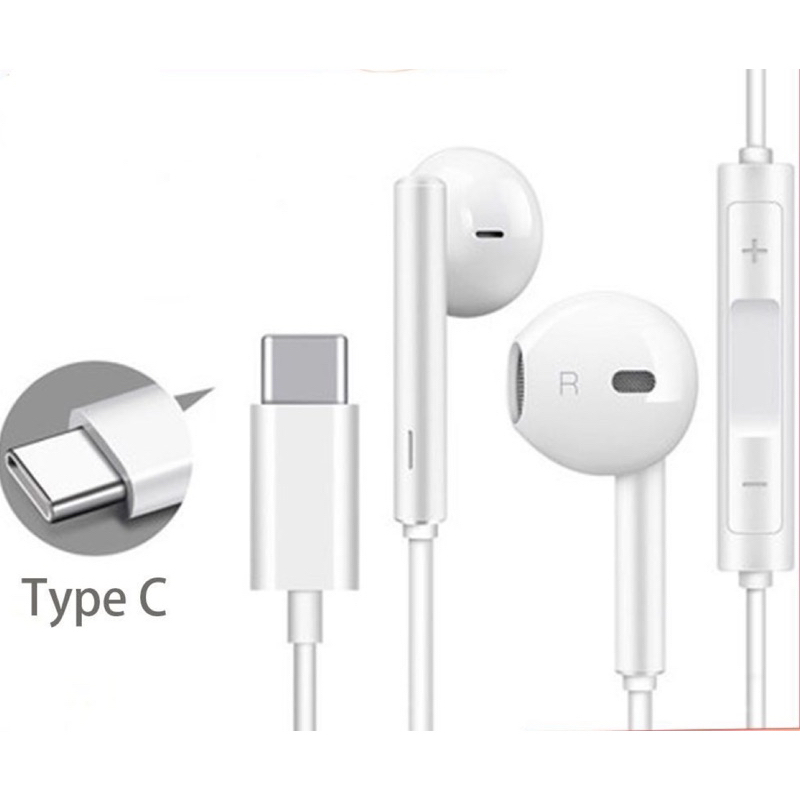 COD TYPE C Earphone Premium Digital Hi-Fi In-Ear Wired USB Type C ...