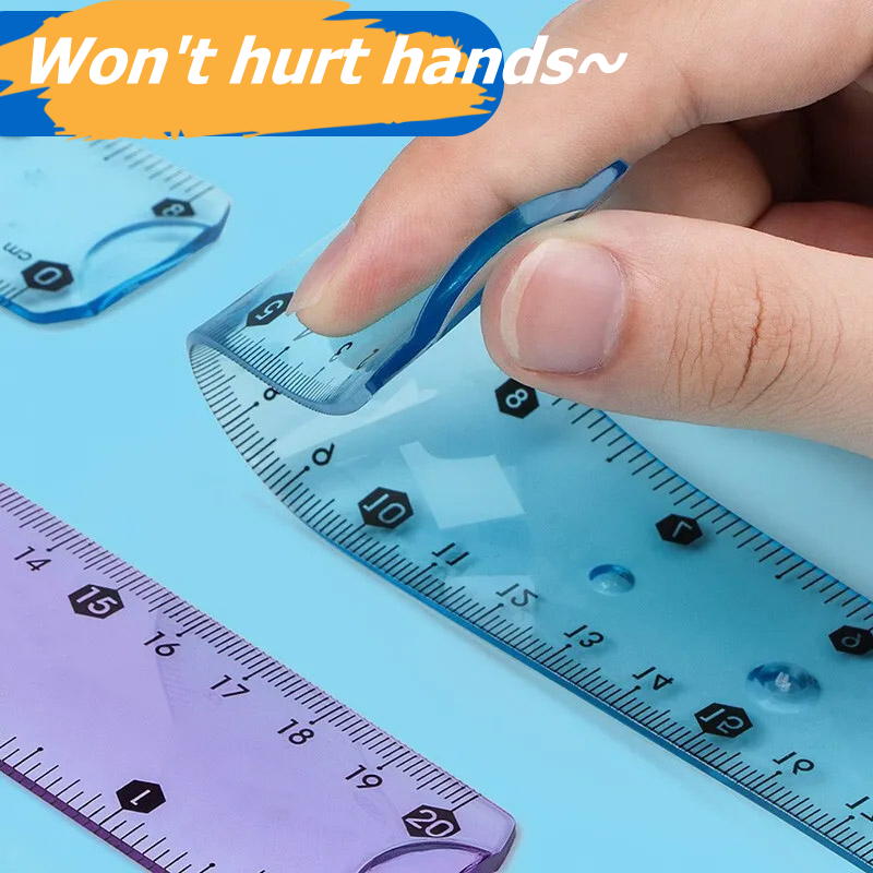 Candy Color Flexible Ruler Stationery Supplies Office Products ...