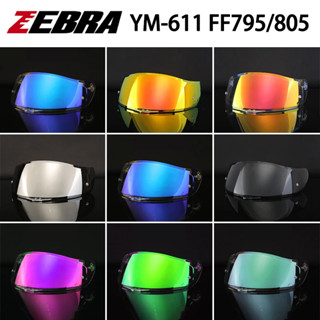 ZEBRA YM-611 FF795 FF805 Visor Lens Motorcycle Helmet Flash Visor For ...