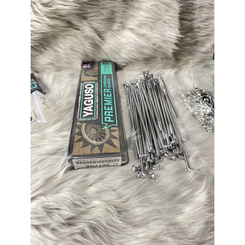 Yaguso Motorcycle Spokes Set - Premium Chromium Plating for Enhanced ...