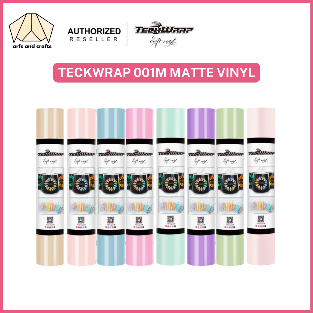 Teckwrap Pastel Colors Matte Craft Vinyl Sticker Teckwrap Matte Craft ...