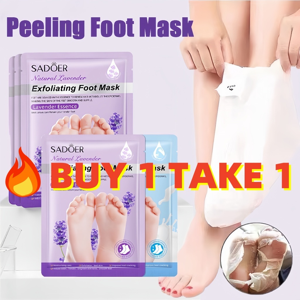 SADOER Authentic Japan Foot Peeling FOOTMASK LAVENDER WEARABLE 'SOCK ...