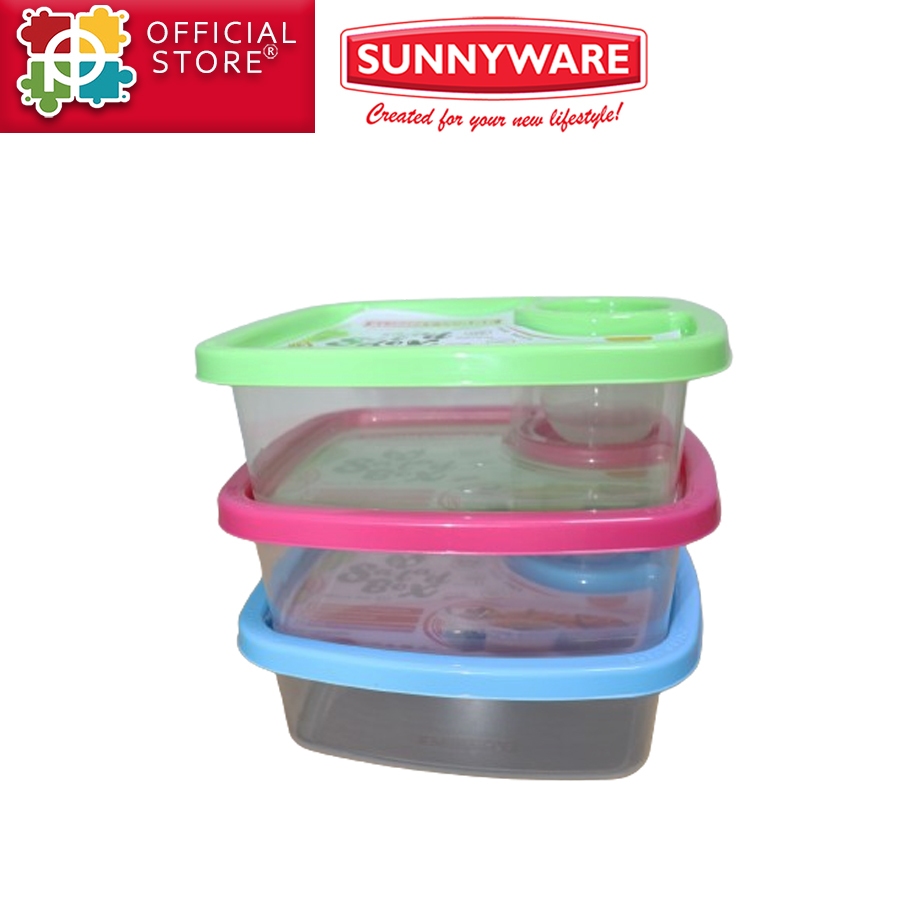 Sunnyware Bento or Salad Box Stock#517/Food Container | Shopee Philippines