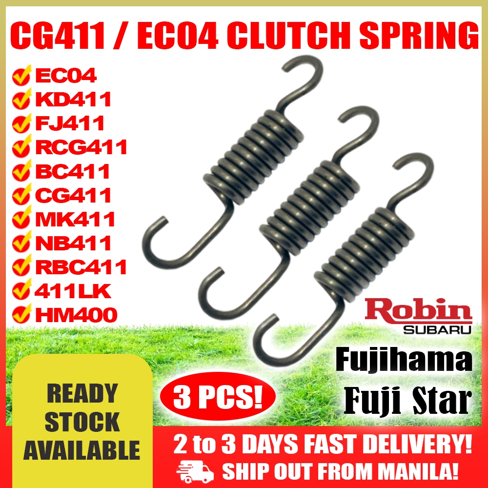 CG411 / EC04 Clutch Spring 3PCS fit for Robin Fujihama Grass Cutter ...