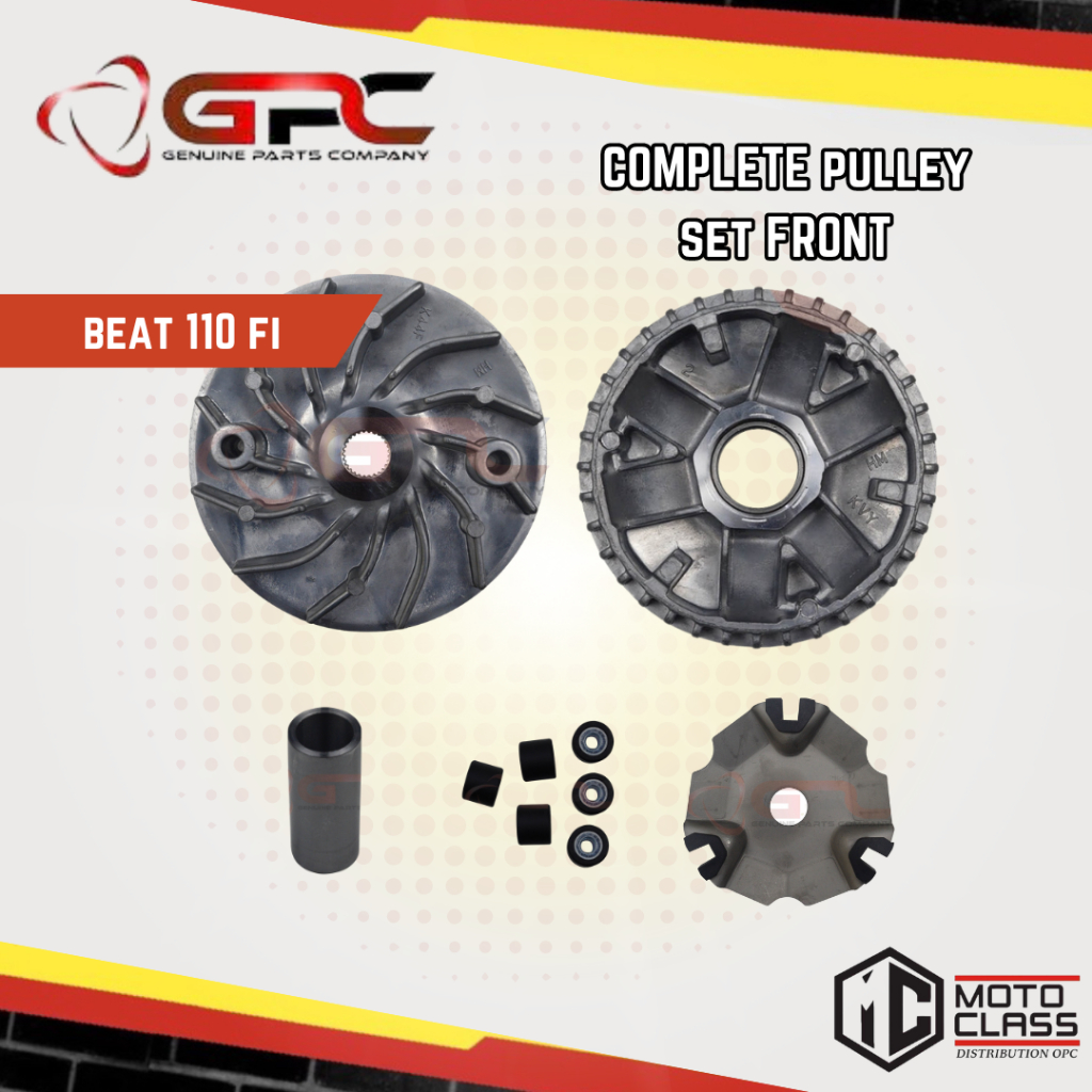 GPC COMPLETE PULLEY SET BEAT FI FRONT 110496 | Shopee Philippines