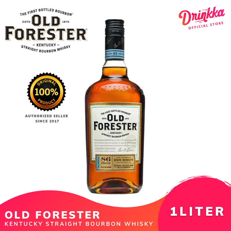 Old Forester Kentucky Straight Bourbon Whisky 1L 43% ABV | Shopee Philippines
