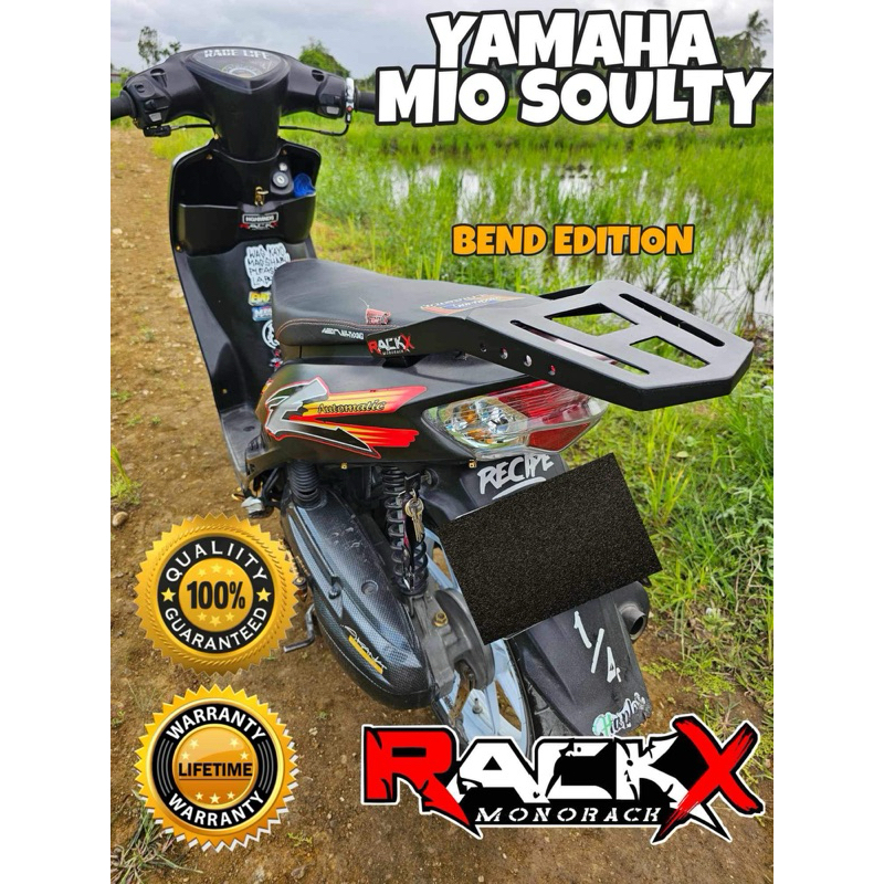 RACK X MONORACK BRACKET FOR YAMAHA MIO SOULTY / MIO SOUL (BEND EDITION ...