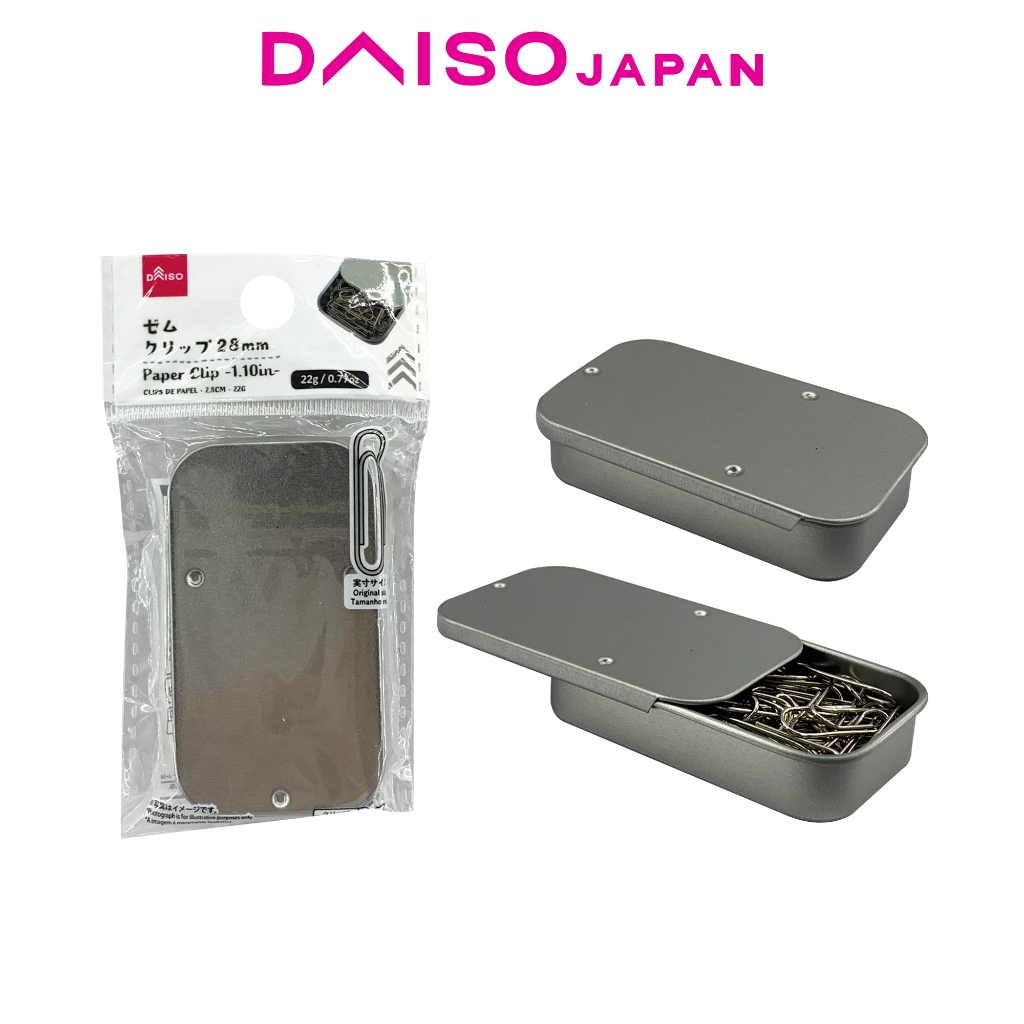 Daiso Paper Clip with Case (2.8cm) | Shopee Philippines