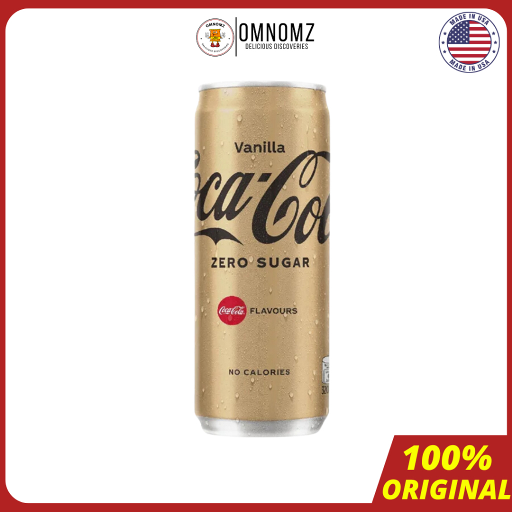 Coca-Cola Vanilla Zero Sugar Soft Drink 250mL | Shopee Philippines