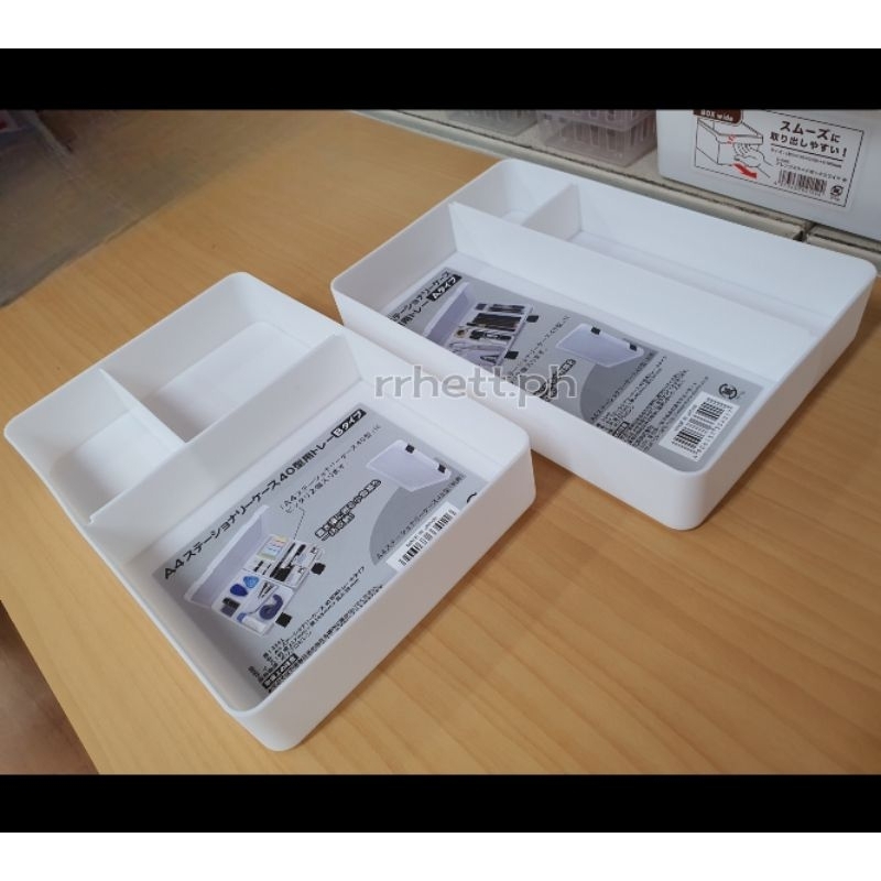 rrhett.ph IZUMI DESK DRAWER TABLE TRAY BOX STORAGE ORGANIZER | Shopee ...