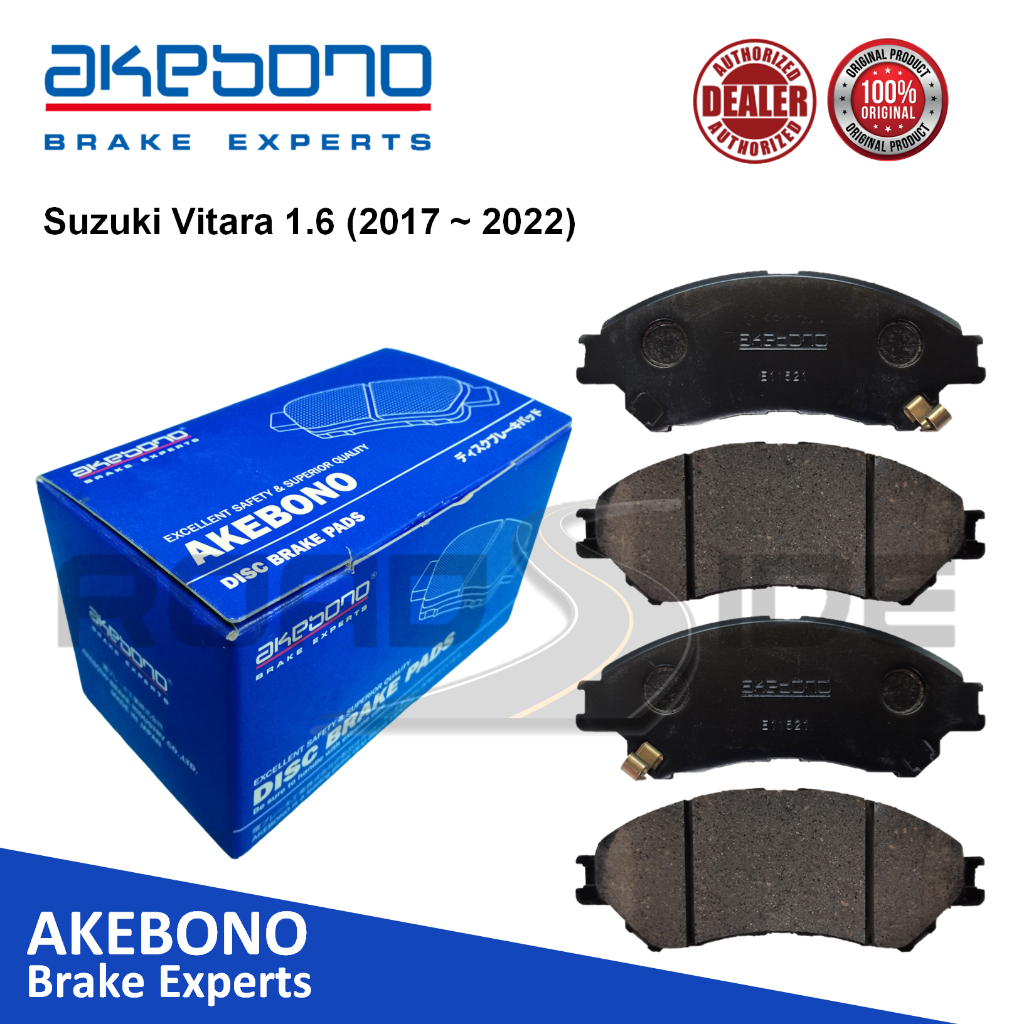 Akebono Front Brake Pads for Suzuki Vitara 1.6 (2017 - 2022) | Shopee Philippines