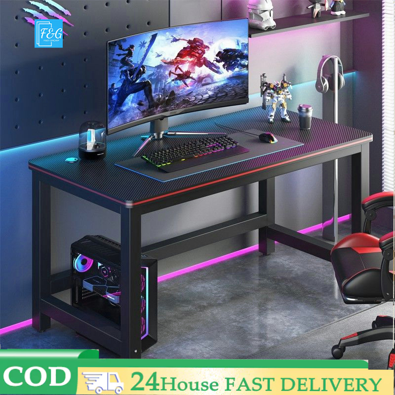 F&G Computer table 80/100/120/140CM office table gaming Table Learning ...