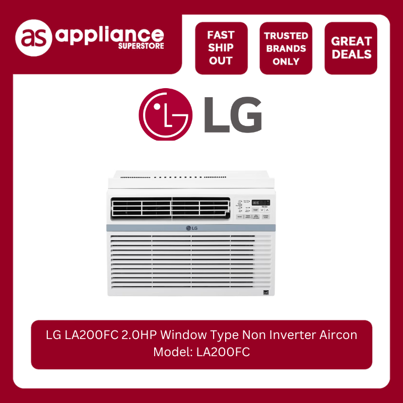 LG LA200FC 2.0HP Window Type Non Inverter Aircon | Shopee Philippines