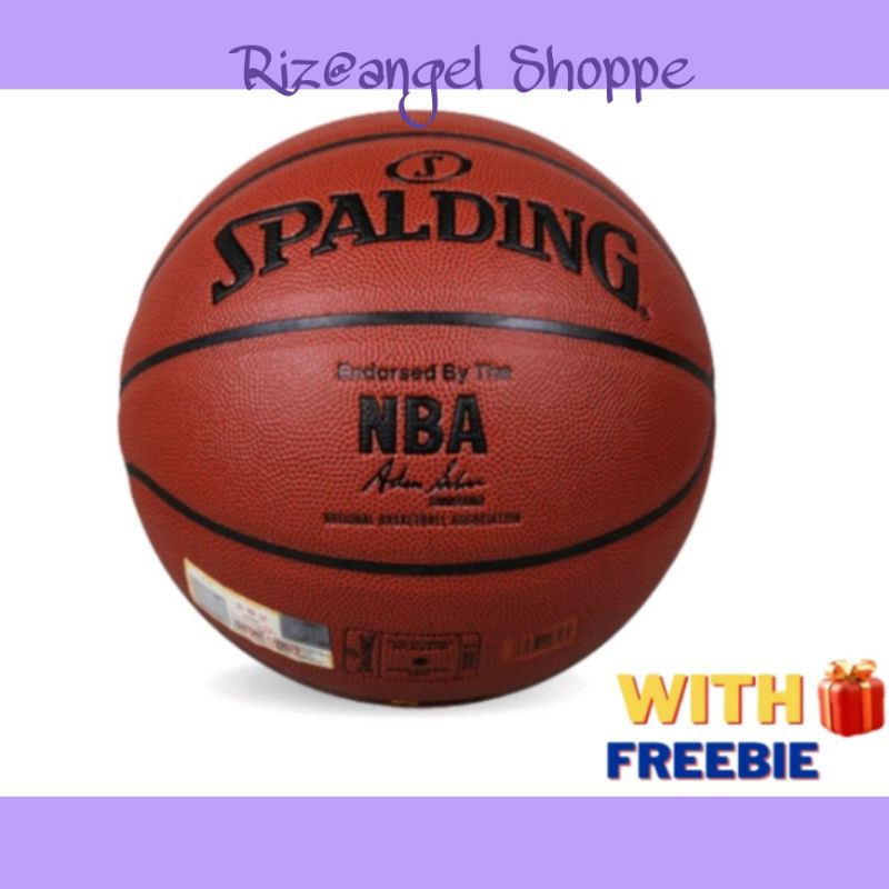 Original Official Spalding Basketball Size 7 PU Leather Basketball ...