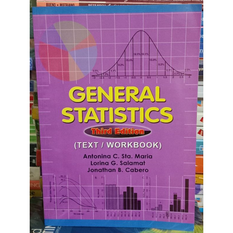 GENERAL STATISTICS THIRD EDITION TEXT / WORKBOOK ( BRAND NEW ) | Shopee ...