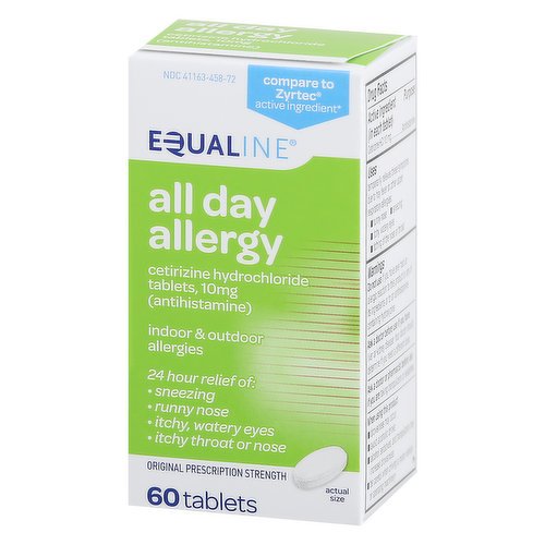 EQUALINE All Day Allergy || Powerful Medication, Relieve Sneezing ...