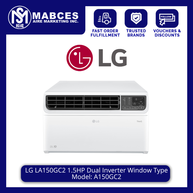 LG LA150GC2 1.5HP Dual Inverter Window Type | Shopee Philippines