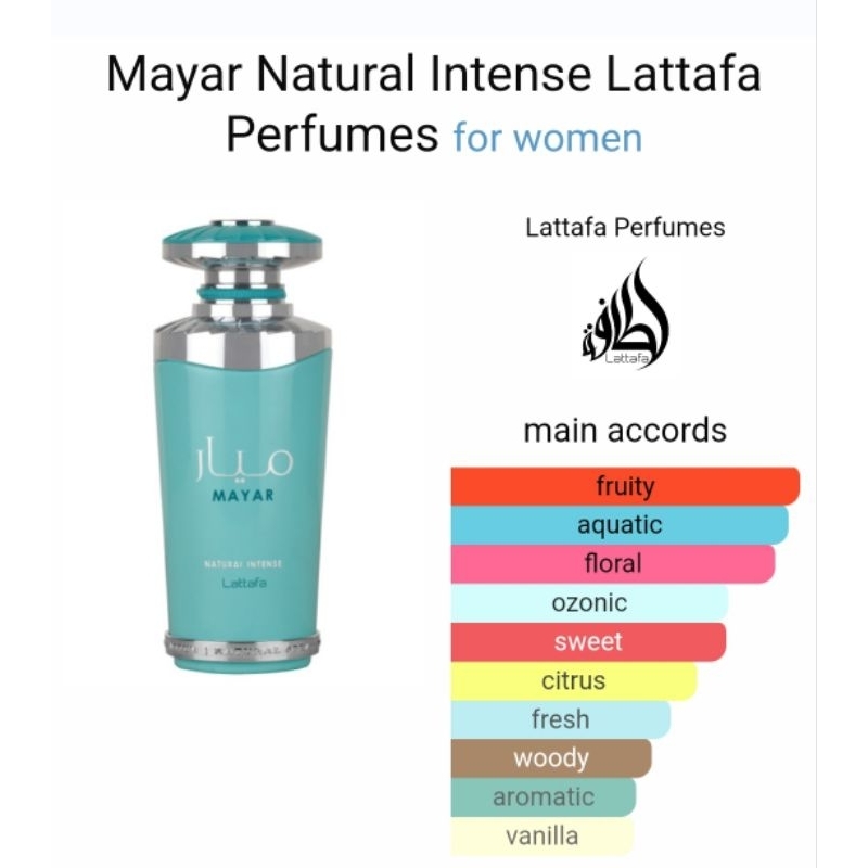 MAYAR NATURAL INTENSE LATTAFA | Shopee Philippines