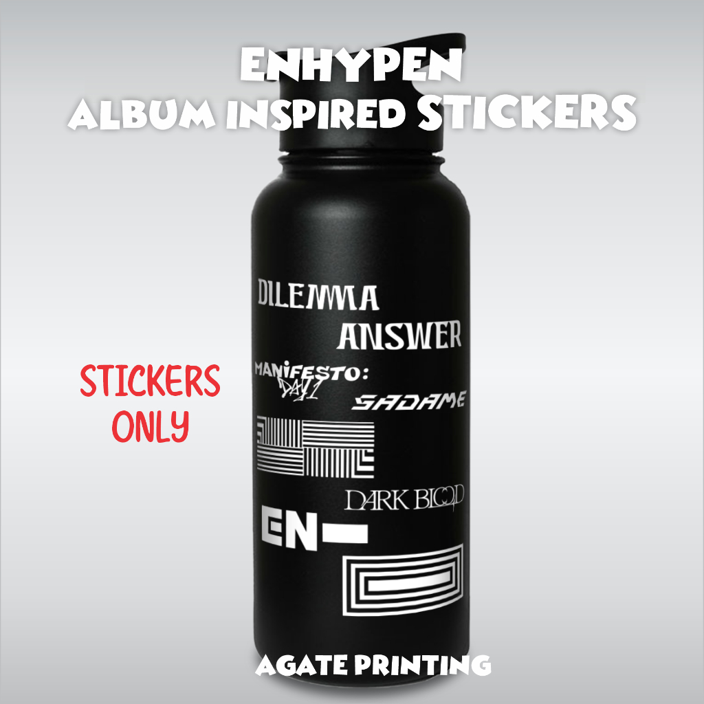 ENHYPEN ALBUM INSPIRED DECAL Stickers for TUMBLERS, LAPTOPS, PHONES ...