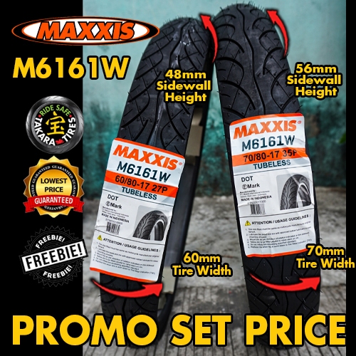MAXXIS TIRE M6161 PROMO SET PRICE(DISCOUNTED SET PRICE) | Shopee ...