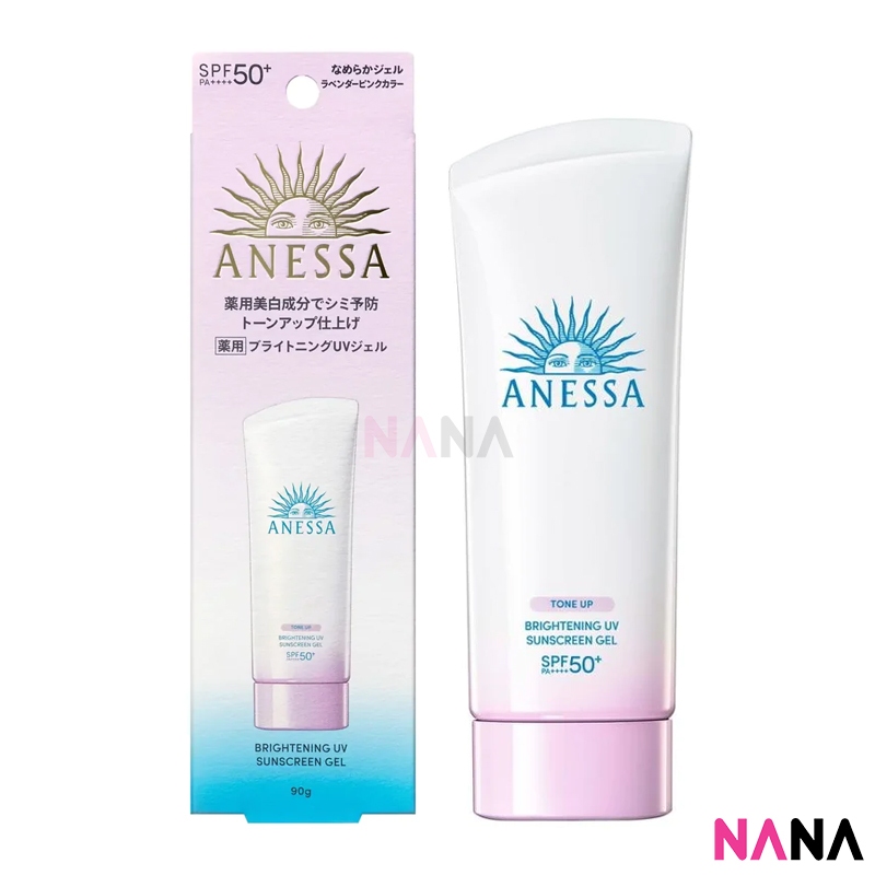 Anessa Brightening Uv Tone Up Sunscreen Gel Spf50+ Pa++++ 90G | Shopee Philippines