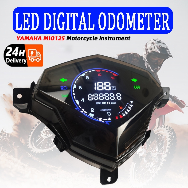 Genuine Yamaha Speedometer Assy Mio i 125 METER DIGITAL Odometer LED ...
