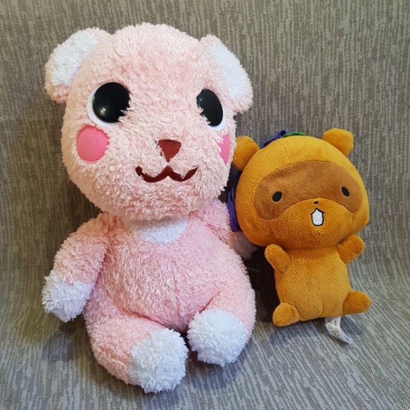 Taito authentic post pet pink teddy bear wataritanuki ino x boku ...