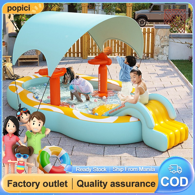 5In1 Inflatable Swimming Pool For Kids Portable Family Swimming Pool ...
