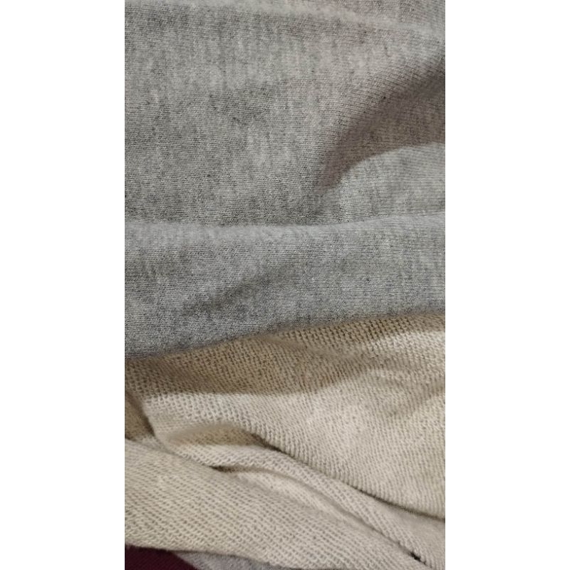 French cotton Terry FABRIC 240 to 570 GSM Plain and Printed | Shopee ...