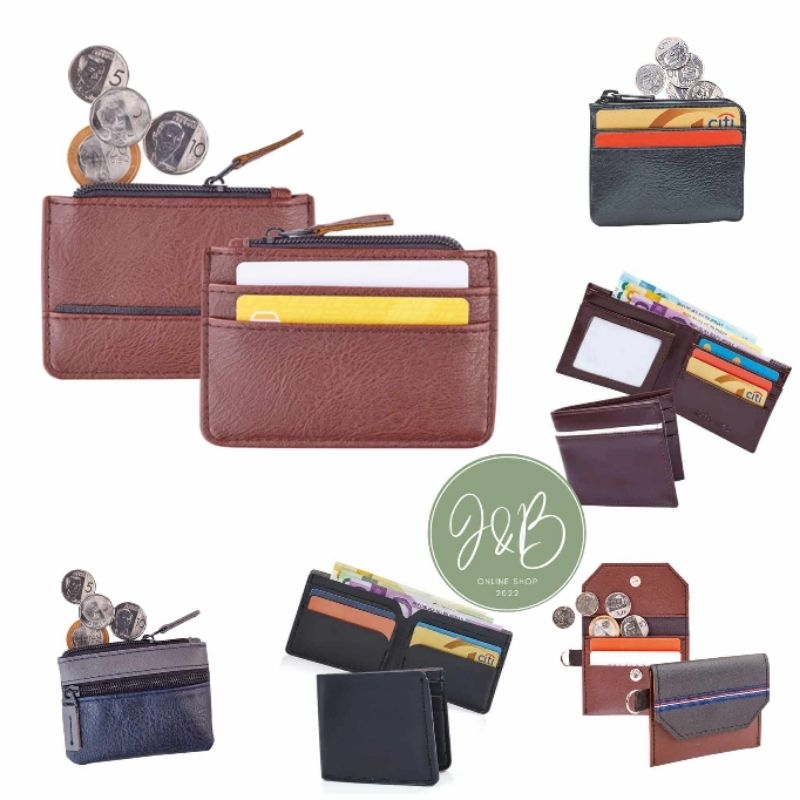 NATASHA - NATHANIEL Men's Genuine and Man-made Leather Bifold Wallet ...