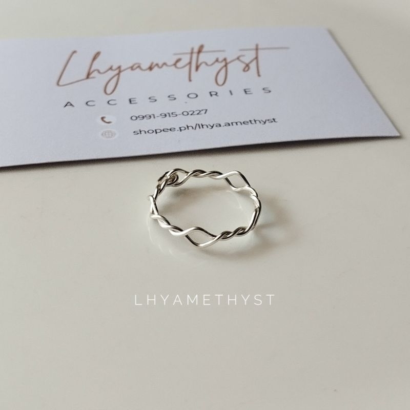 Twisted Wire Ring by Lhyamethyst | Shopee Philippines