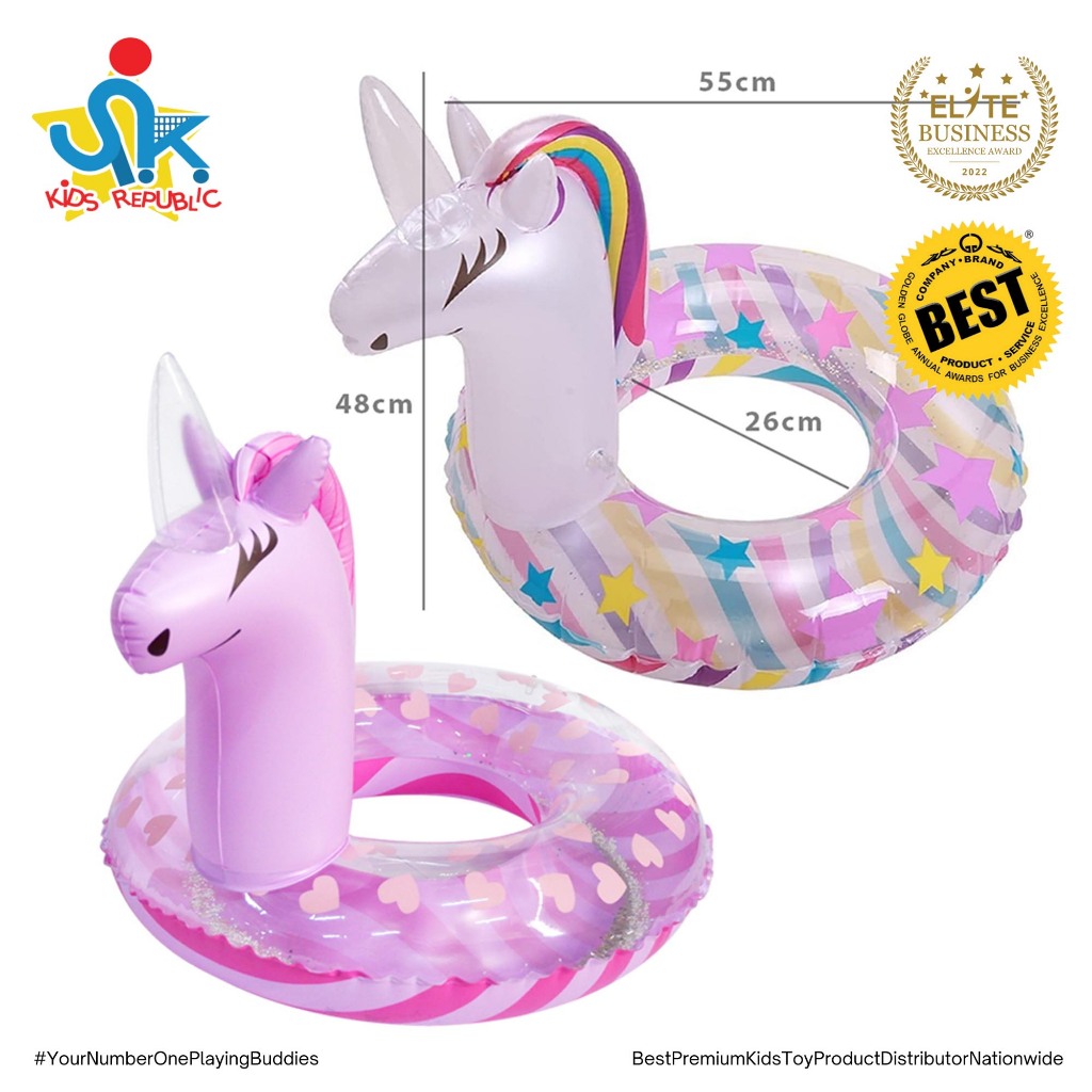 Children Swim Unicorn Swim Ring Inflatable Tube | Shopee Philippines