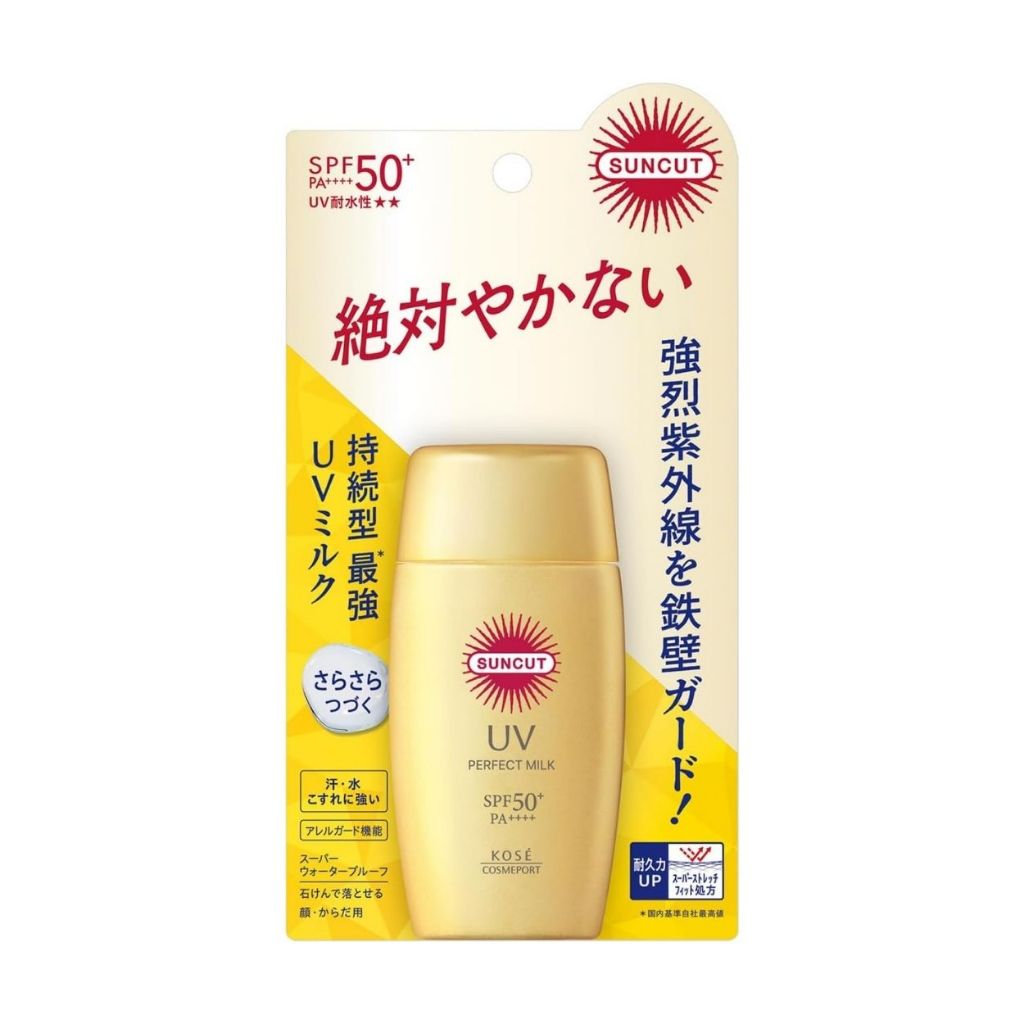 Kose Cosmeport Suncut Protect Perfect UV Gel / UV Essence / UV Milk SPF 50+ PA ++++ / Waterproof ...