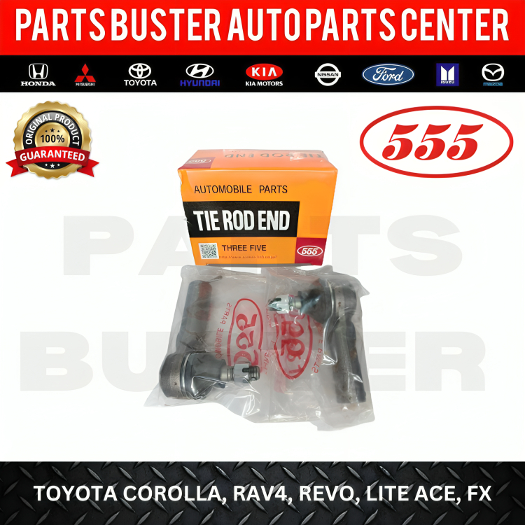 555 Tie Rod End 2pcs For Toyota Corolla 1989-1999, RAV4 1997-1999, REVO ...