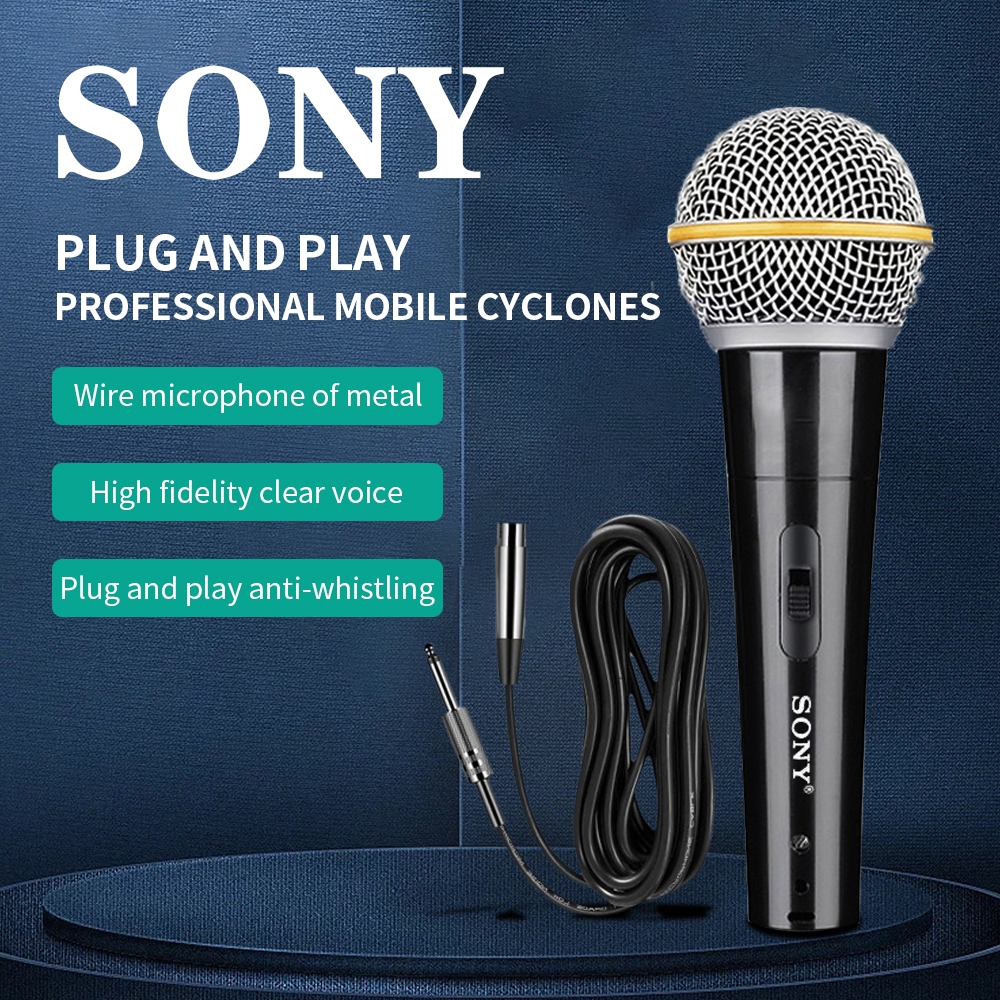 Karaoke dynamic loop video wired microphone original, equipped with 3-5 ...