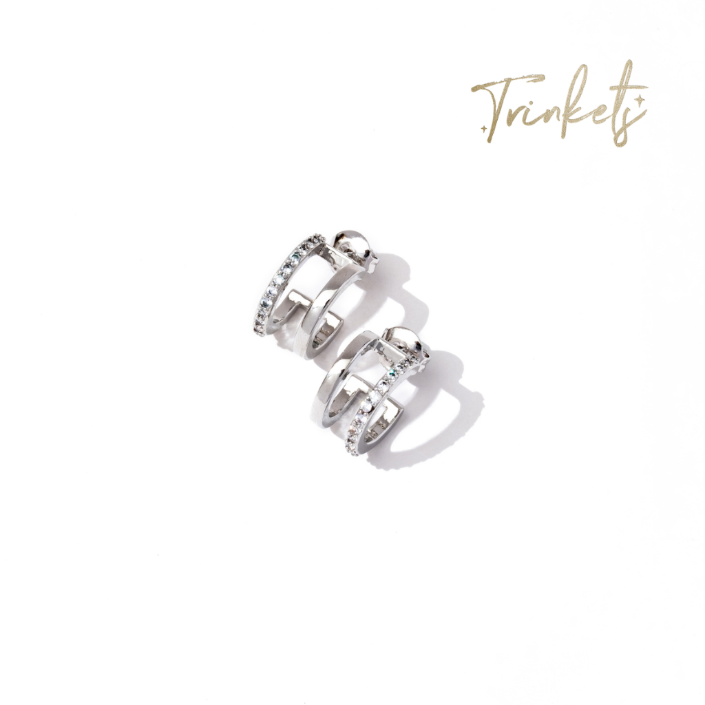 Trinkets Bridget Illusion Hoop Earrings | Shopee Philippines