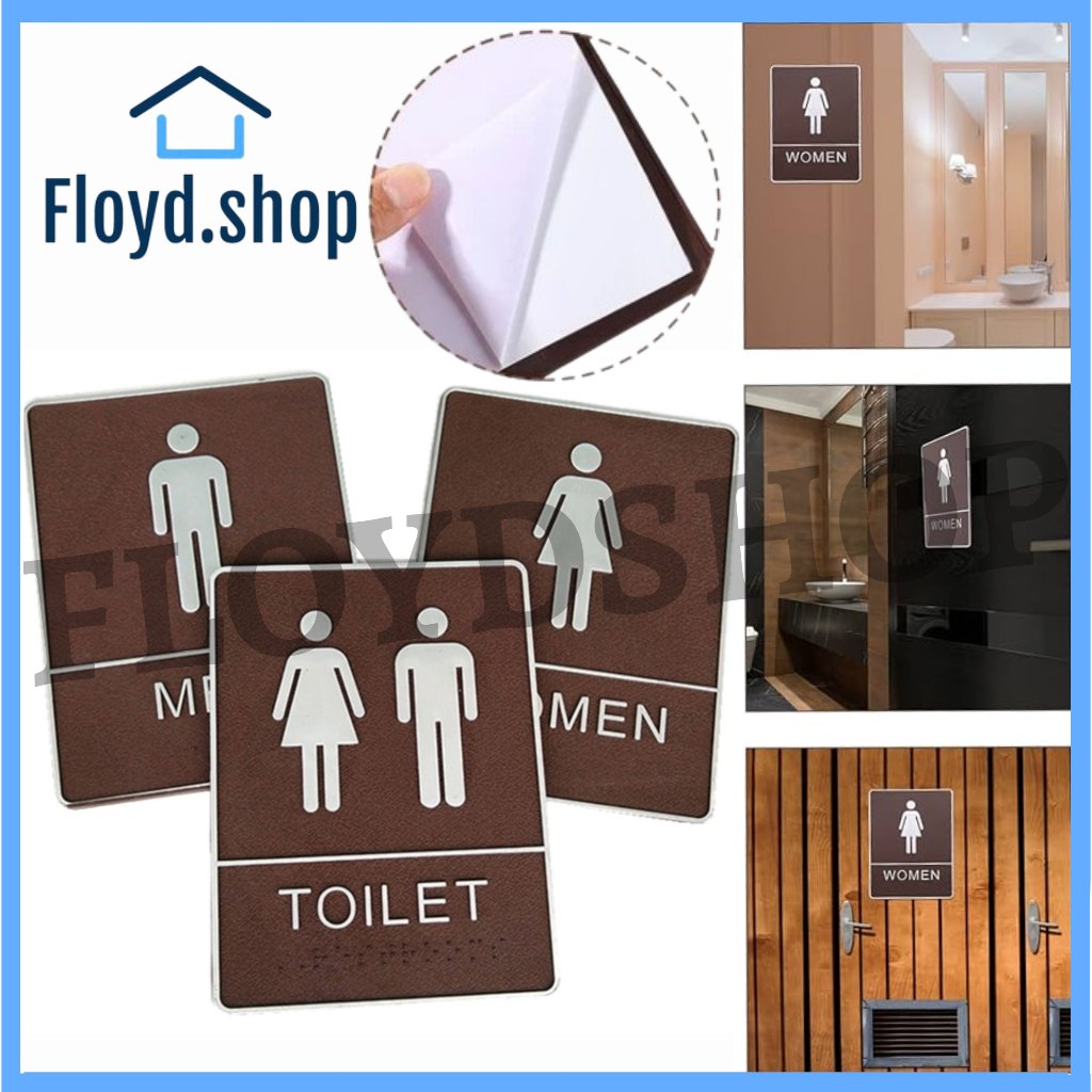 FLOYDSHOP Toilet Signs Restroom Signage Creative Man&Woman Toilet Signs ...