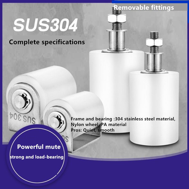 Adjustable Stainless 304 Sliding Gate Top Guide Nylon Roller with Ball ...