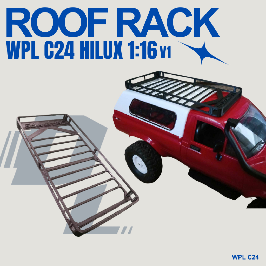 WPL C24 4X4 HILUX 1:16 RC ROOF RACK V1 | Shopee Philippines